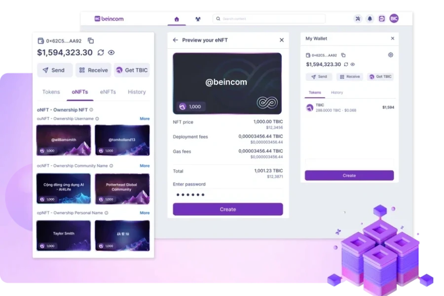 Beincom: Seamlessly Bridging of Web2 and Web3